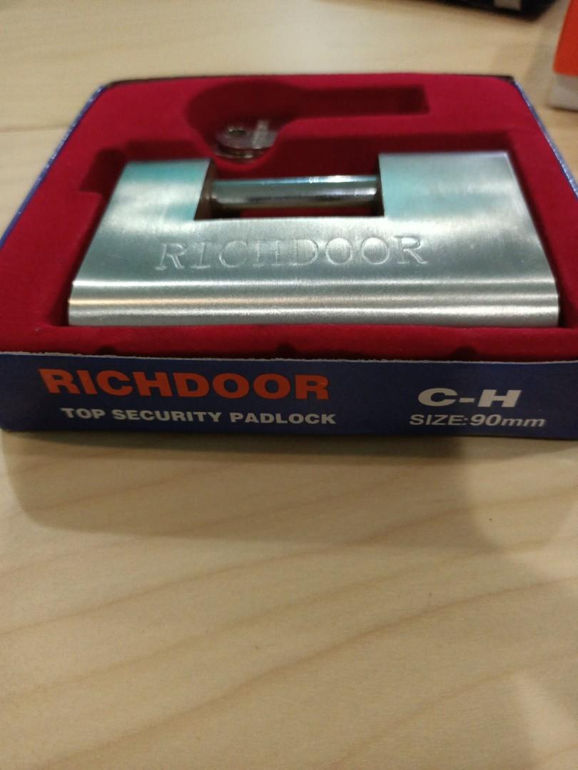 RICHDOOR brand padlock, Furniture & Home Living, Security & Locks ...