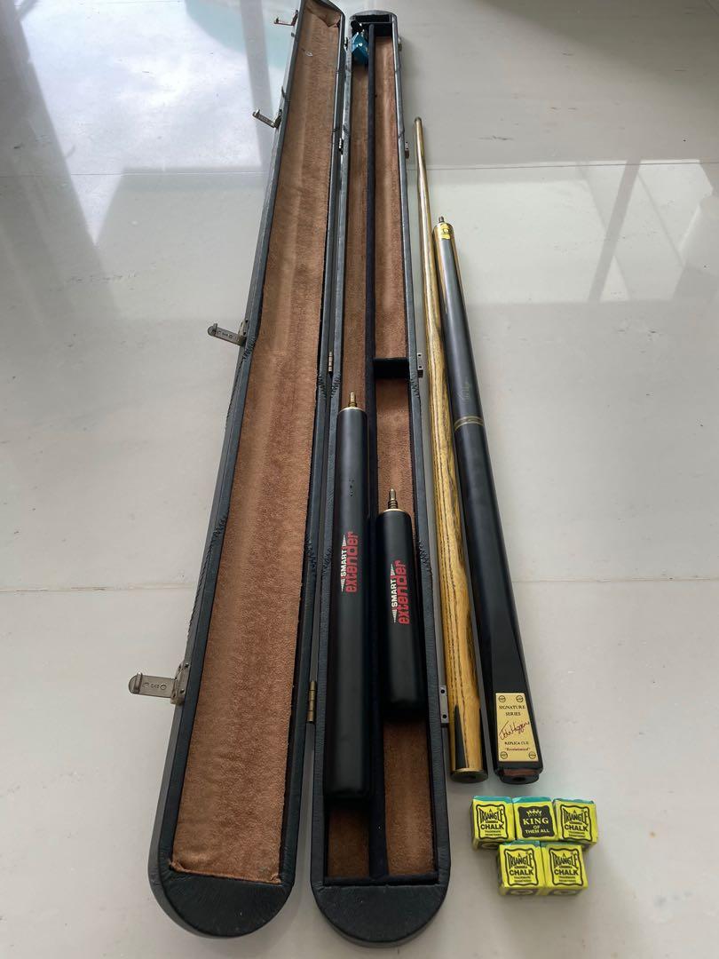 Riley Snooker Cue with Leather Hard Case, Sports Equipment, Sports ...