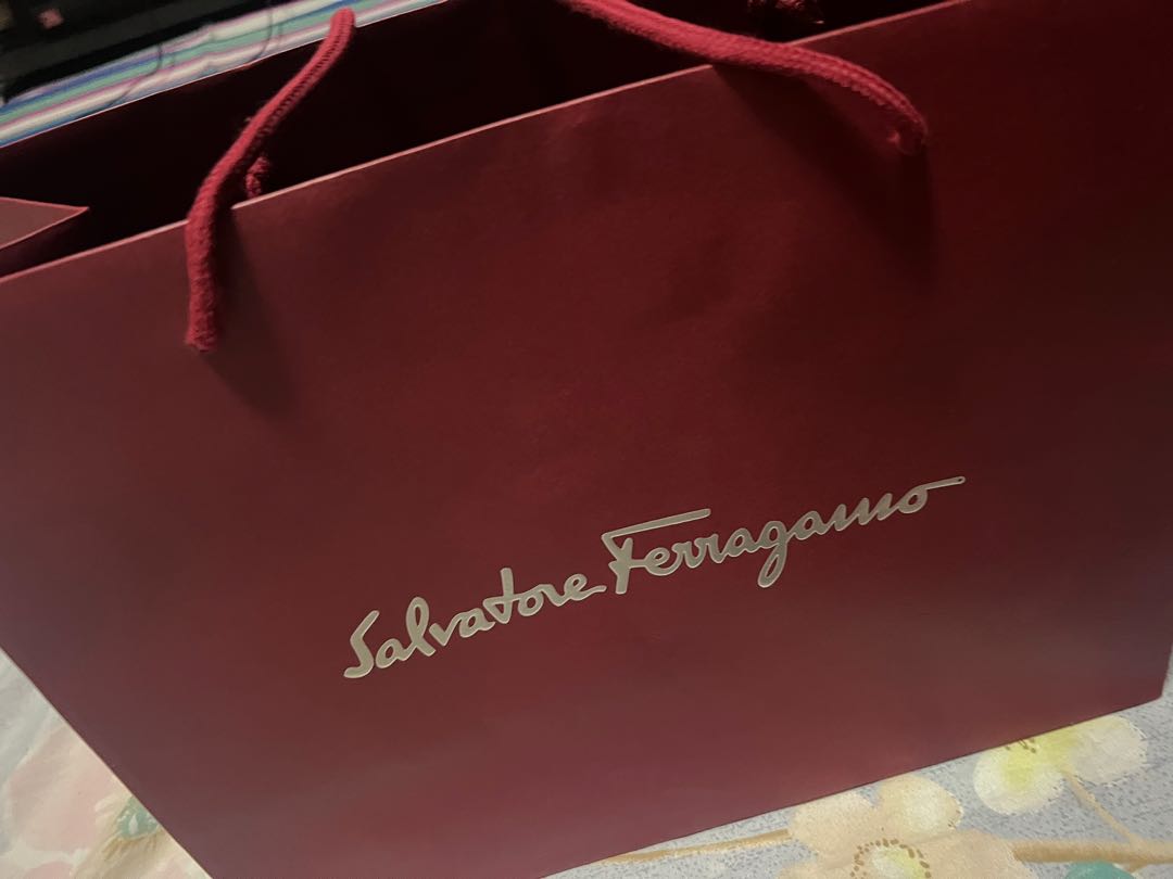 Salvatore Ferragamo Paper Bag, Luxury, Bags & Wallets on Carousell