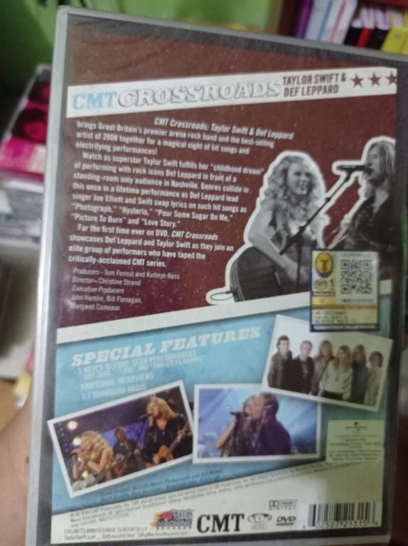 (seal) DVD CMT Crossroads: Taylor Swift & Def Leppard, Hobbies & Toys ...