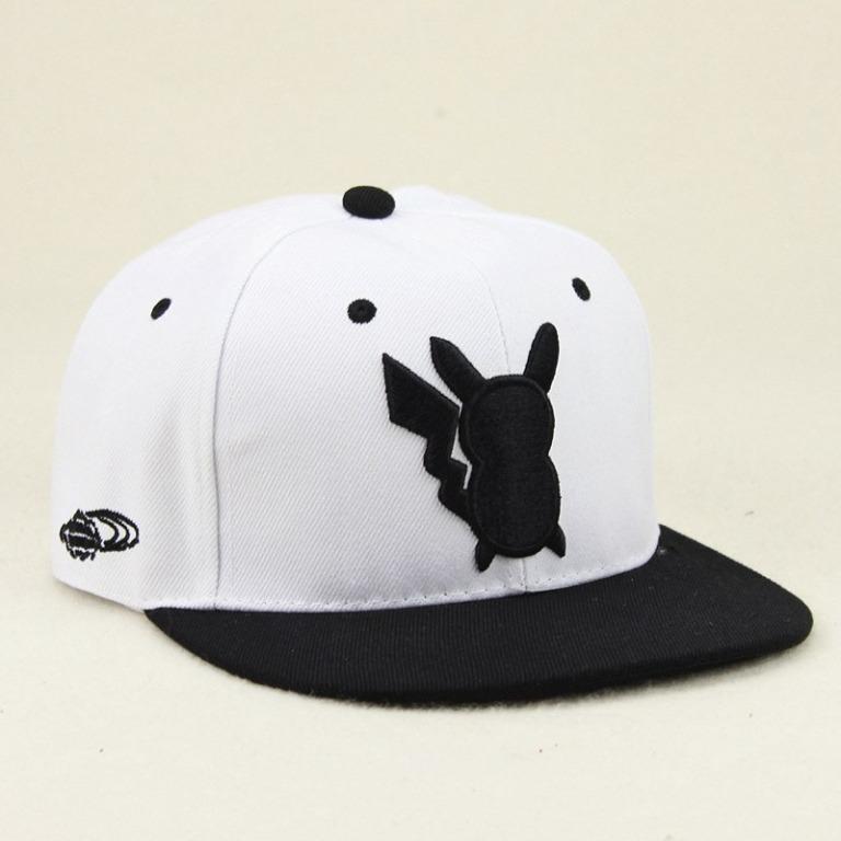 [SG READY STOCK] Pikachu Pokemon Embroidered Caps Cartoon Kids Adults ...