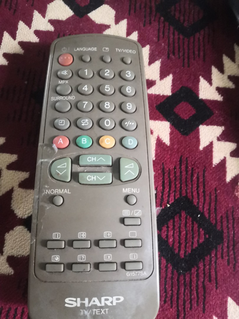 Sharp TV Remote, TV & Home Appliances, TV & Entertainment, TV Parts ...