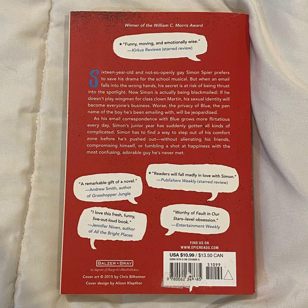 Simon vs. the Homo Sapiens Agenda by Becky Albertalli (Love, Simon ...