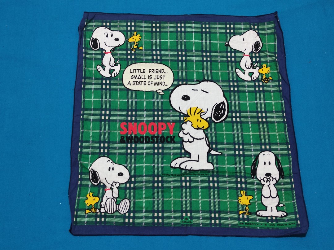 Snoopy & Woodstock Hallmark Handkerchief Hanky Panyo, Women's Fashion, Watches & Accessories ...