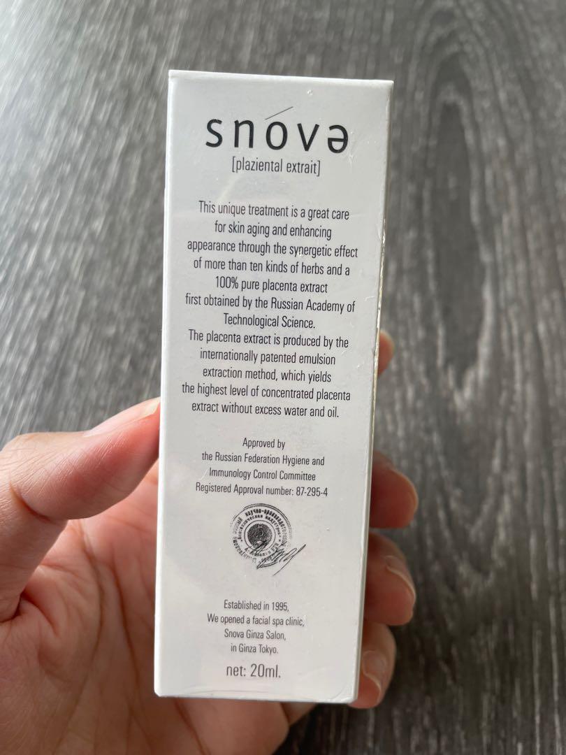 Snova plaziental extrait, Beauty & Personal Care, Face, Face Care on ...