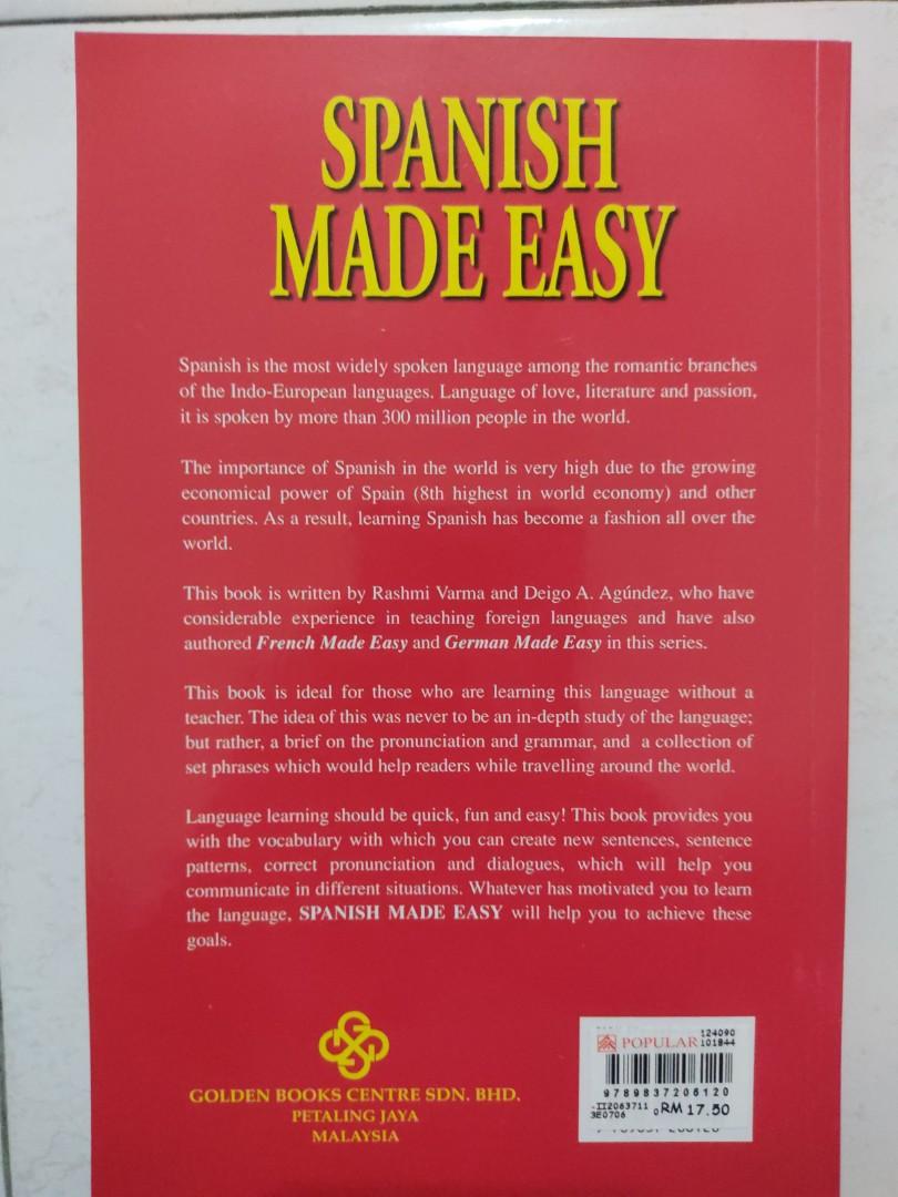 Spanish Made Easy, Hobbies & Toys, Books & Magazines, Textbooks on ...