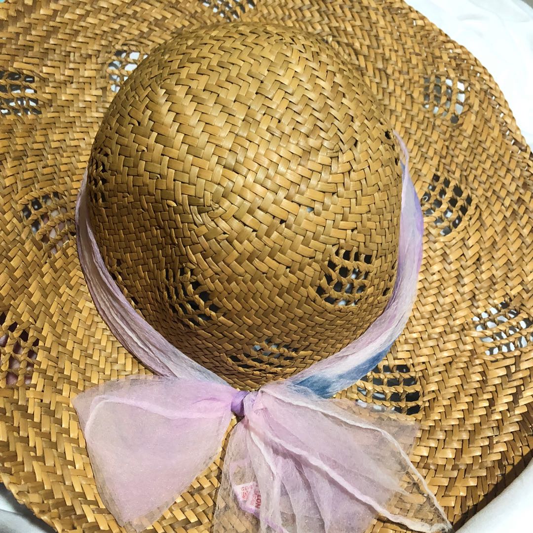 straw rattan hat, Women's Fashion, Watches & Accessories, Hats ...