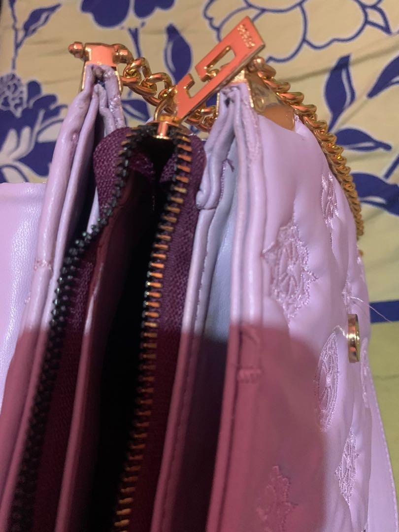 TAS GUESS WARNA LILAC, Barang Mewah, Tas & Dompet di Carousell