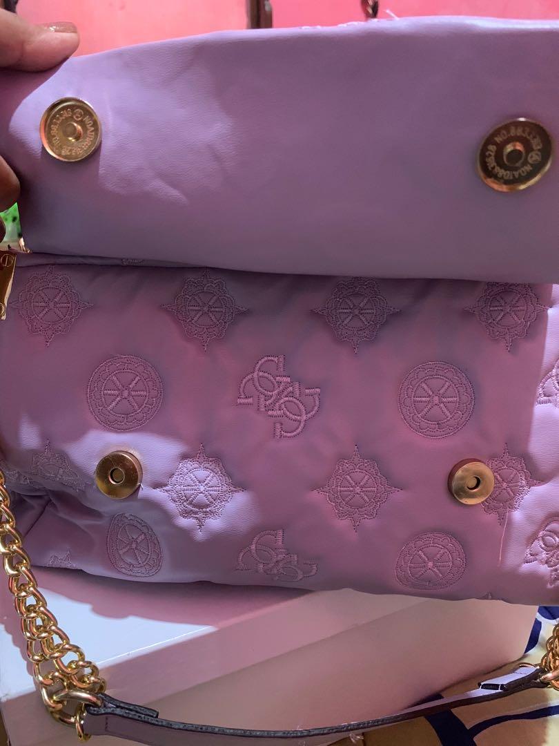 TAS GUESS WARNA LILAC, Barang Mewah, Tas & Dompet di Carousell