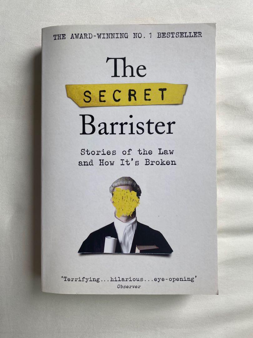 The Secret Barrister book, Hobbies & Toys, Books & Magazines, Fiction ...