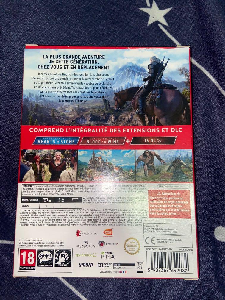 The Witcher Complete edition for Switch, Video Gaming, Video Games ...