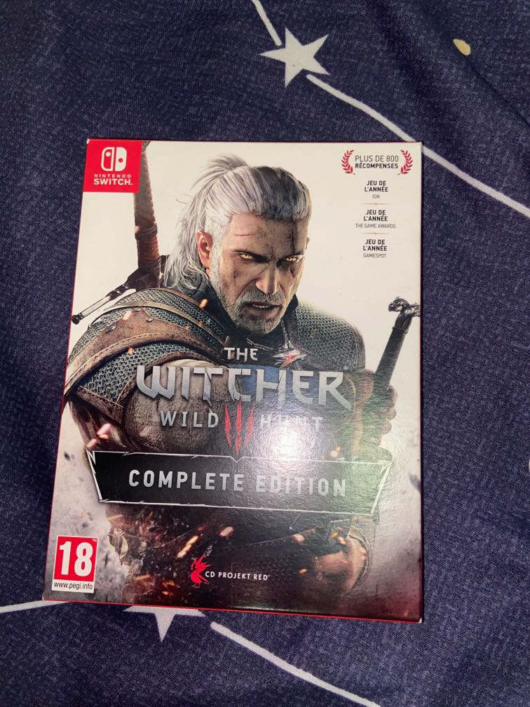 The Witcher Complete edition for Switch, Video Gaming, Video Games ...