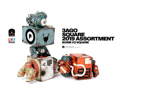 ThreeA 3A 3AGO v2 Bomb Squares Ashley Wood Underverse, Hobbies & Toys ...