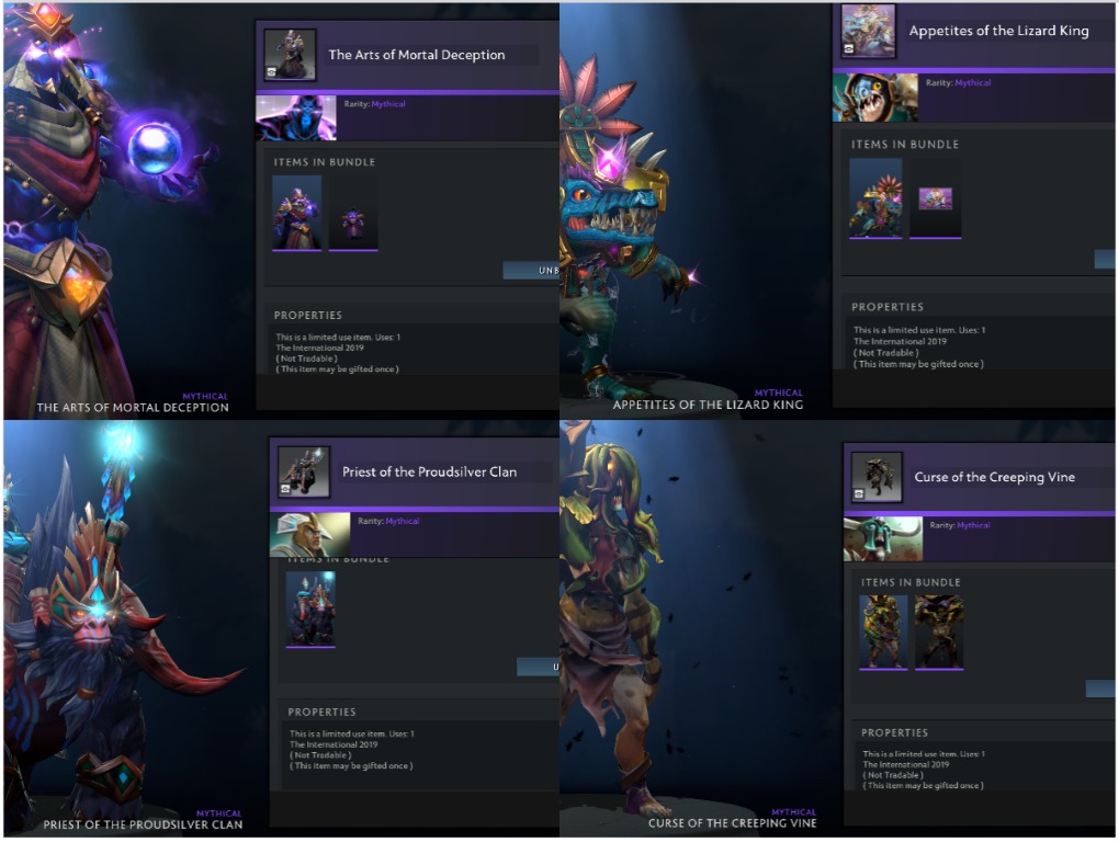 TI9 Collector's Cache 2019 Dota, Video Gaming, Gaming Accessories, In ...