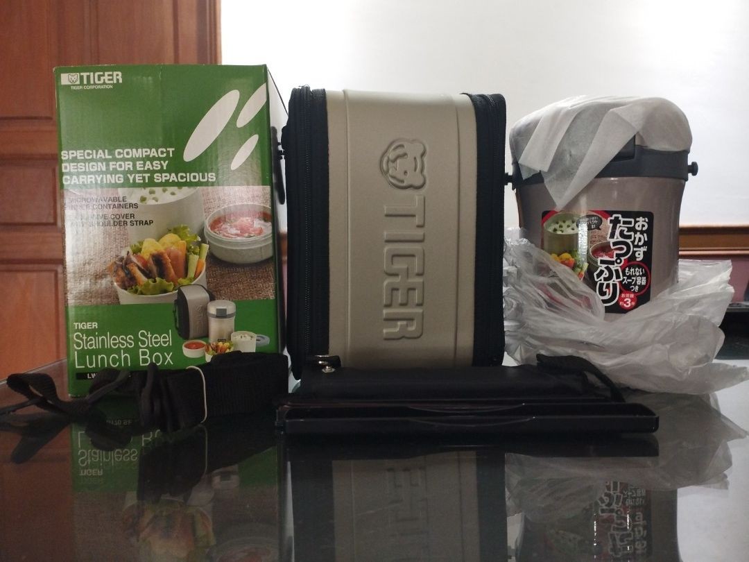 Tiger Stainless Steel Lunch Box, Furniture & Home Living, Kitchenware ...