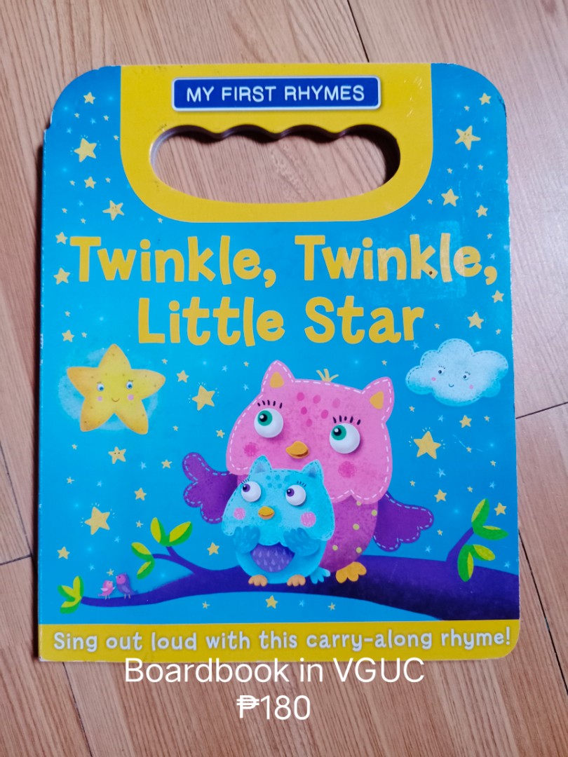 Twinkle Twinkle Little Star Board book, Hobbies & Toys, Books ...