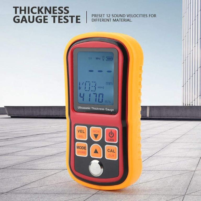 Ultrasonic Thickness Gauge, GM130 Digital Ultrasonic Thickness Gauge 1 ...