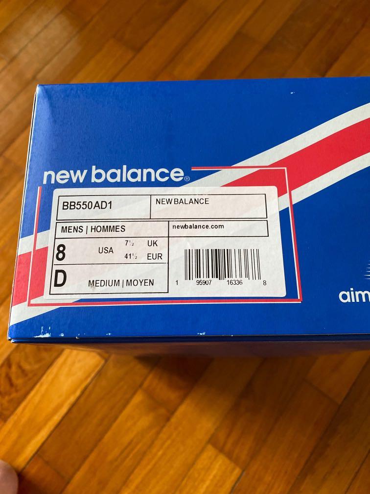 US8 ALD New Balance 550 Olive, Men's Fashion, Footwear, Sneakers on ...