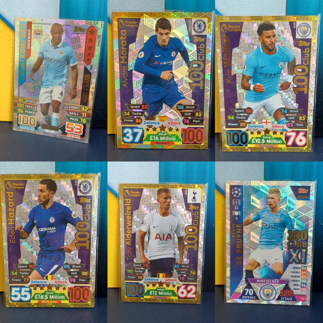 Vintage & Recent 100 Clubs Match Attax, Hobbies & Toys, Memorabilia ...