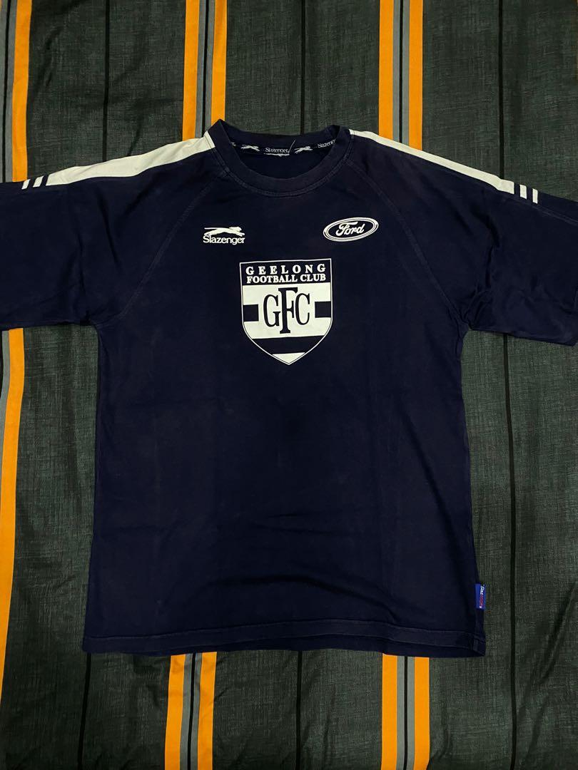 Vintage Geelong Football Club Training T Shirt, Men's Fashion, Tops ...