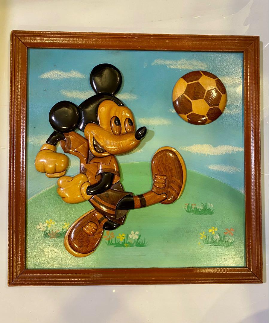 Vintage Mickey Mouse Frame, Furniture & Home Living, Home Decor, Frames ...