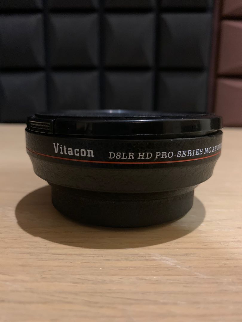 Vitacon 58mm 0.5X wide Marco Lens, Photography, Lens & Kits on Carousell