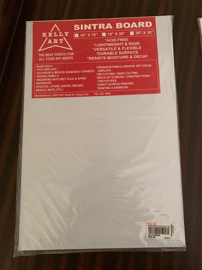 10" x 15" Sintra Board (2 pcs. available), Hobbies & Toys, Stationary ...