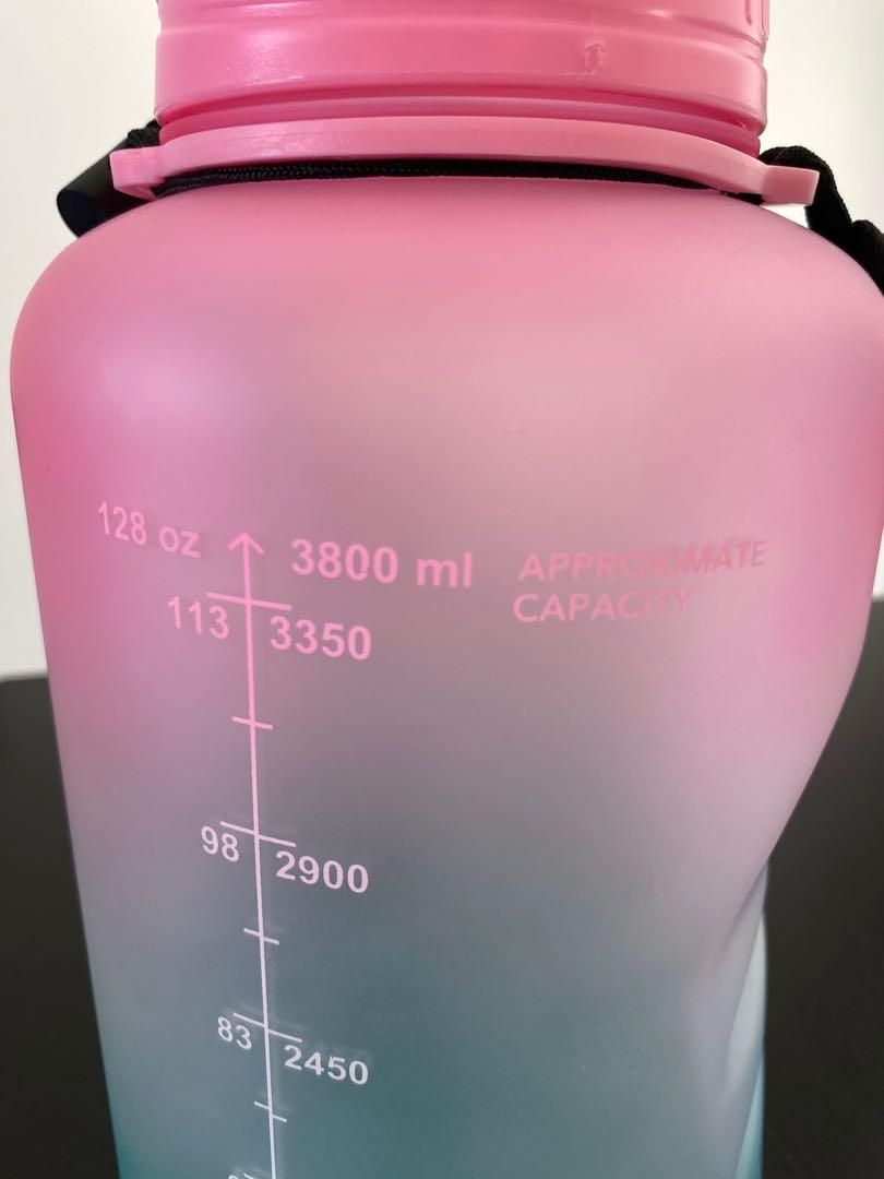 2 Liter & 4 Liter Water Bottles with Motivational Words, Furniture ...