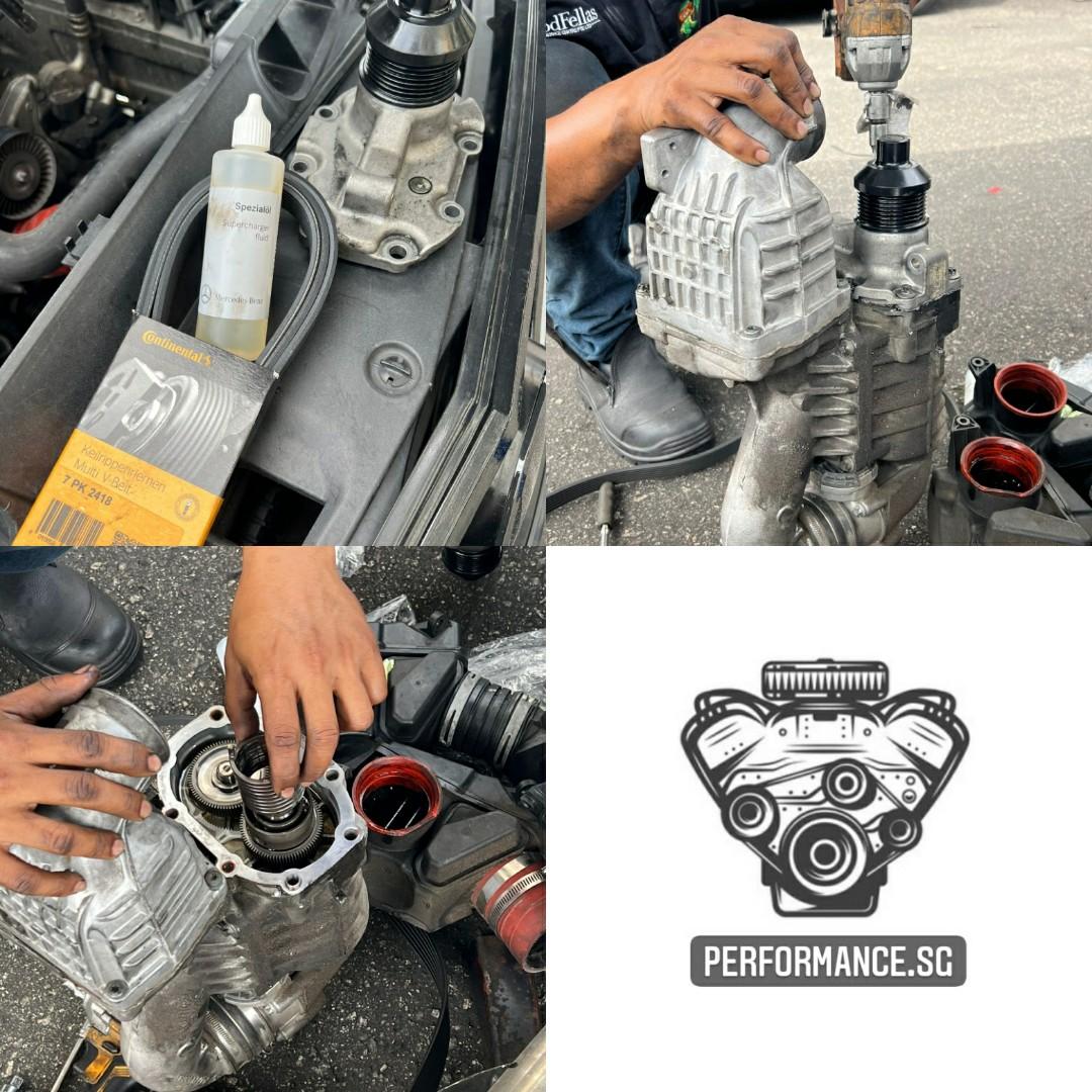 57mm pulley for w204 w212 w211 r171 kompressor, Car Accessories ...