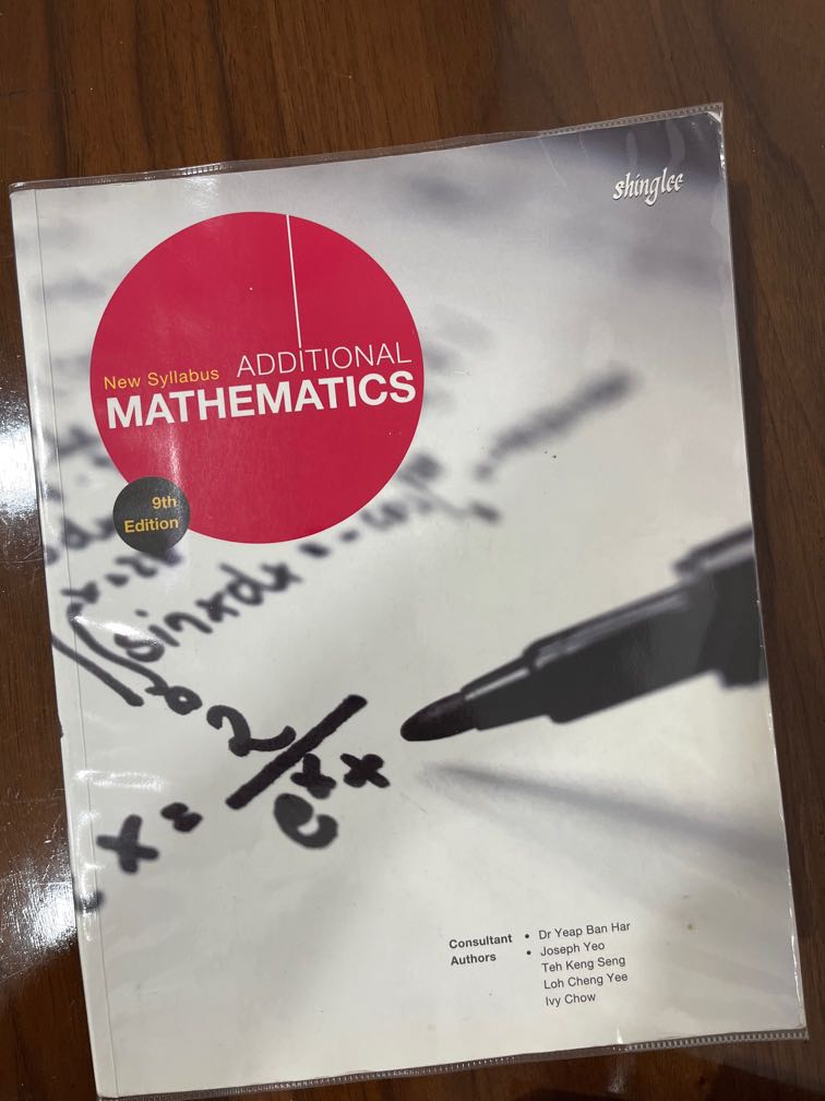 Additional Math Textbook, Hobbies & Toys, Books & Magazines, Textbooks ...
