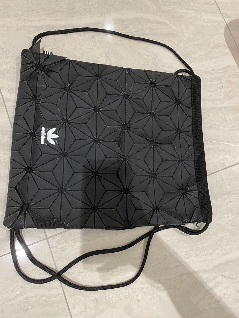 Adidas draw string bag Issey miyaki , Men's Fashion, Bags, Backpacks on ...