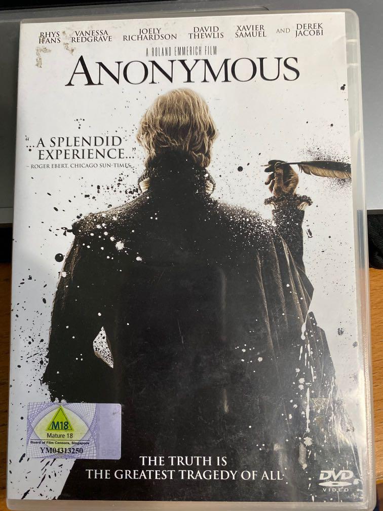 Anonymous DVD, Hobbies & Toys, Music & Media, CDs & DVDs on Carousell
