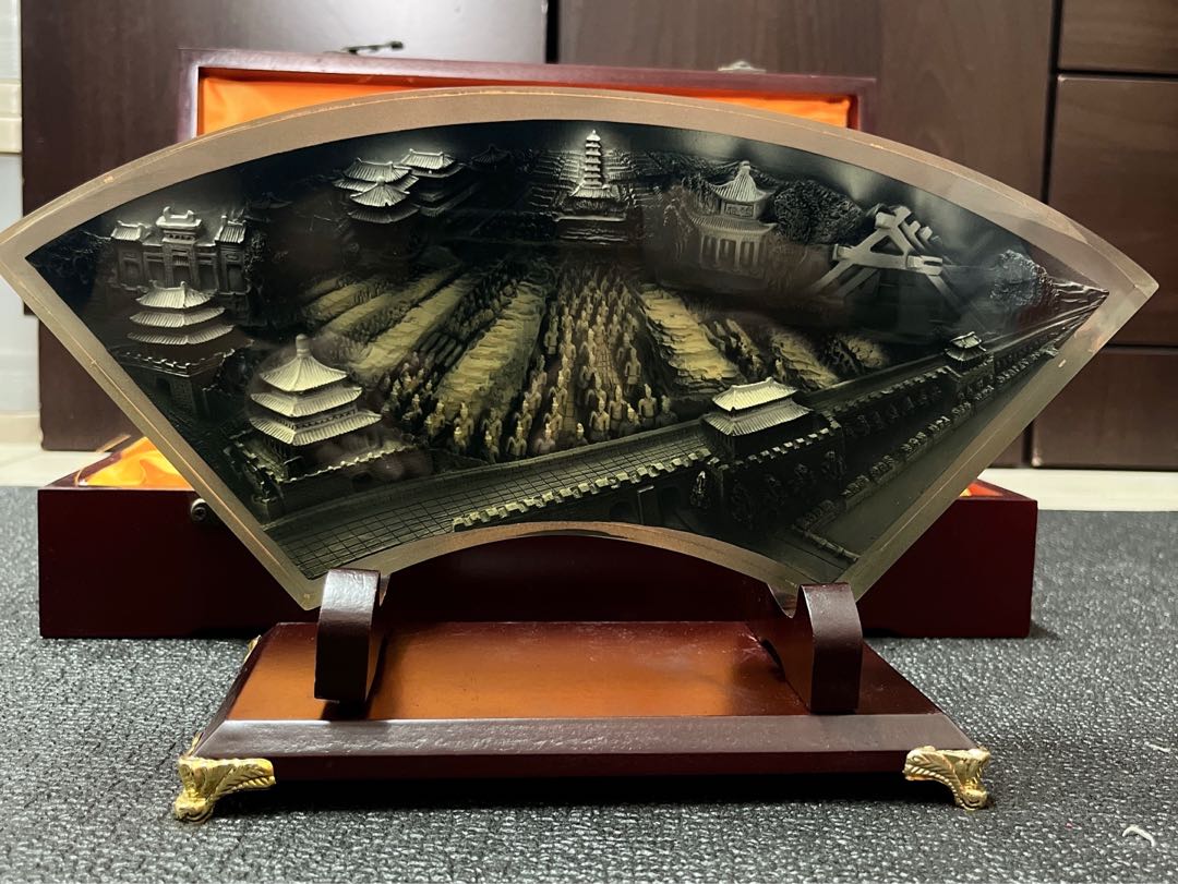 Antique Glass Table Display, Furniture & Home Living, Home Decor, Other ...