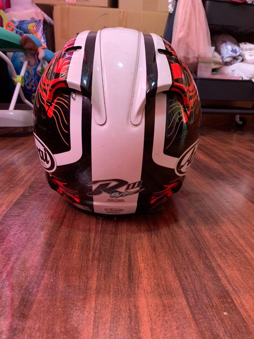 Arai Reptide Red Ram 3 & Arai Ram 4 Nakano Signature, Motorcycles ...