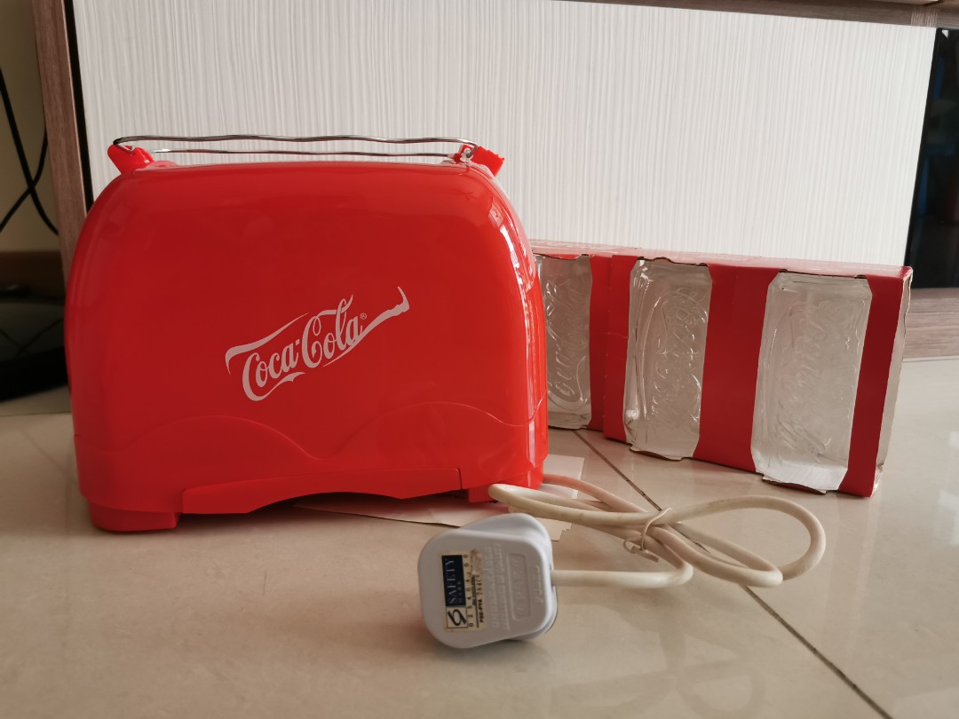 Authentic Coca cola toaster and glass set, Everything Else on Carousell