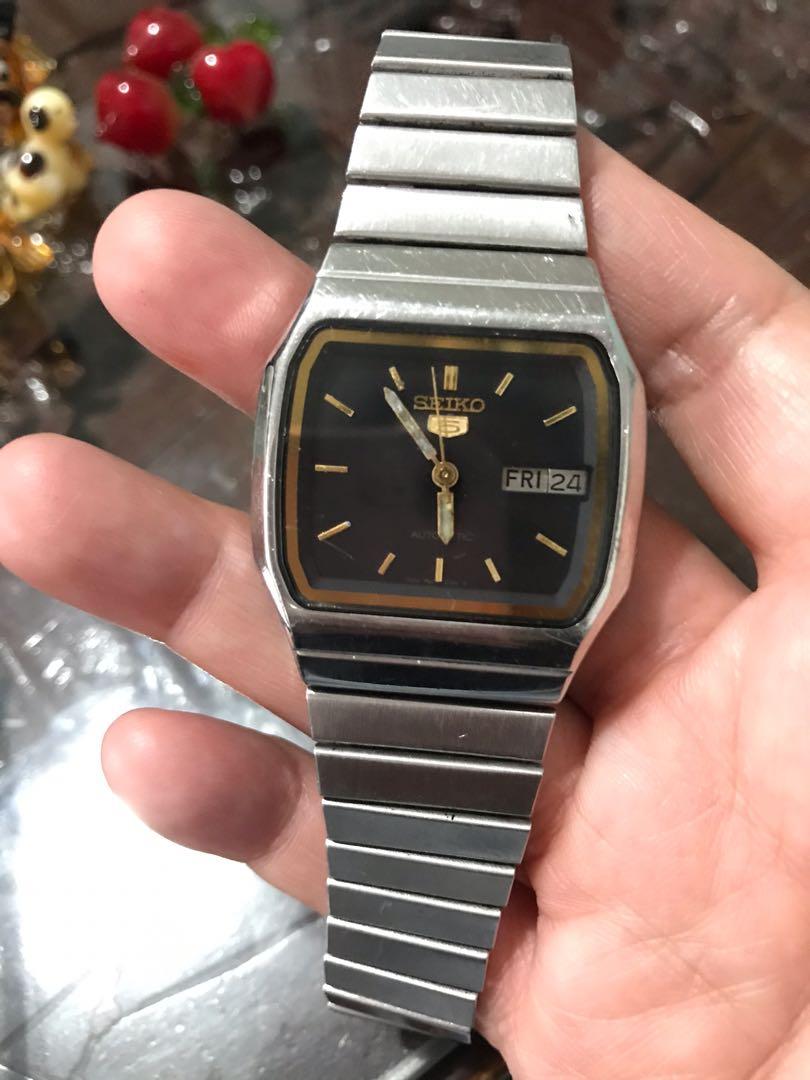 Authentic Seiko 5 Automatic Vintage Watch Unisex, Men's Fashion ...