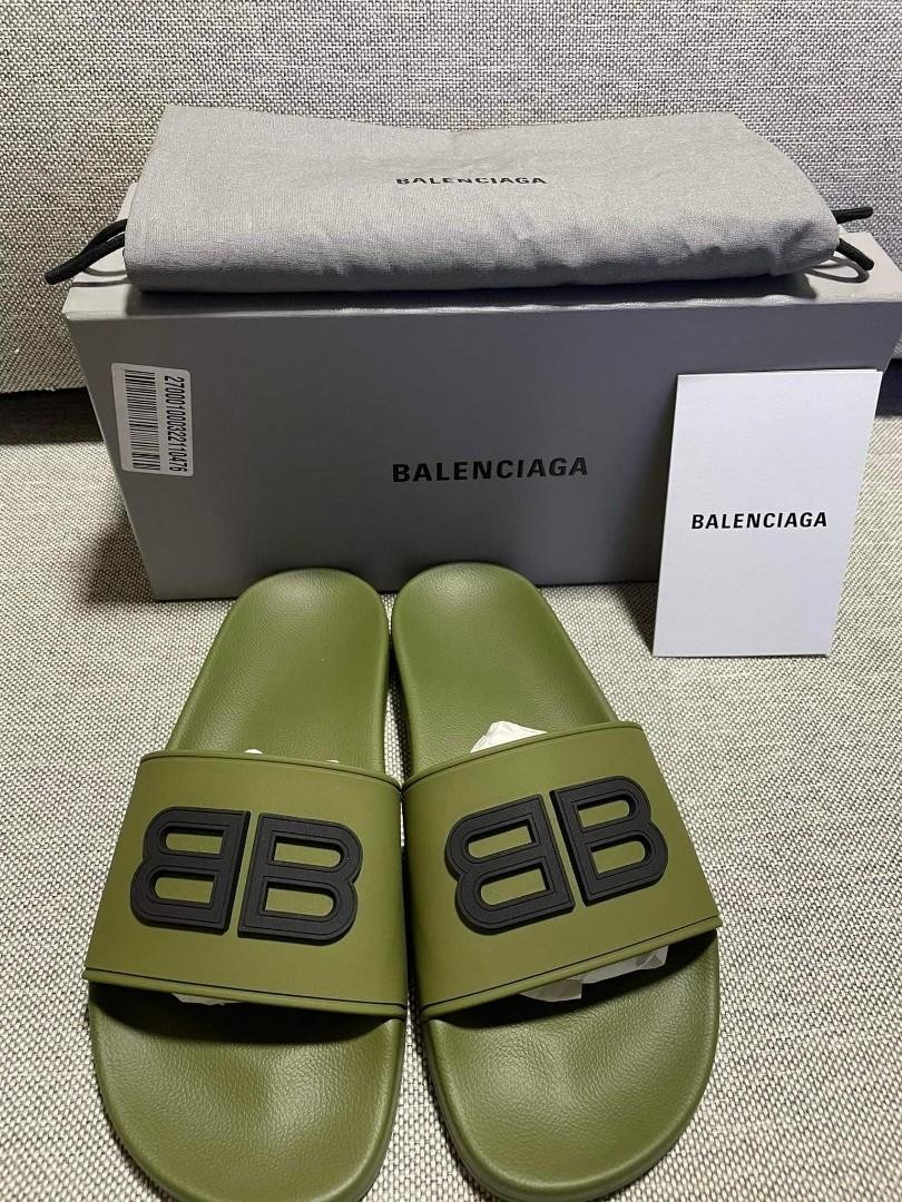 Balenciaga BB slides, Luxury, Sneakers & Footwear on Carousell