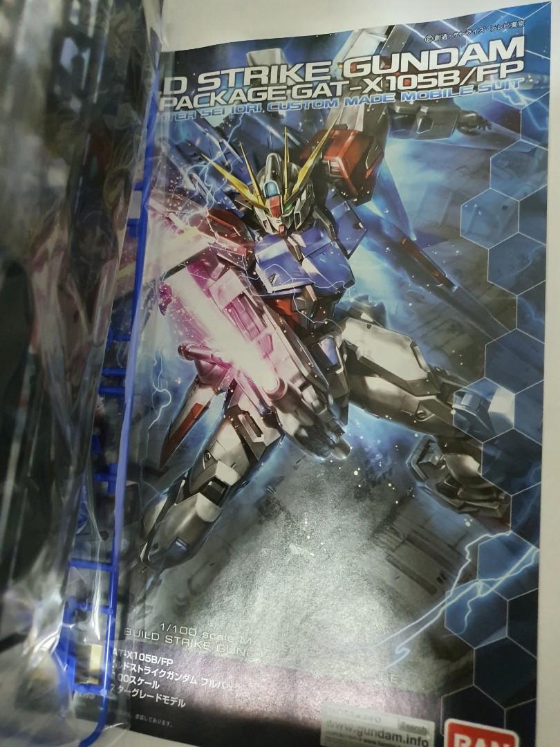 Bandai Master Grade Gundam Build Fighters MG 1/100 GAT-X105B/FP Build ...