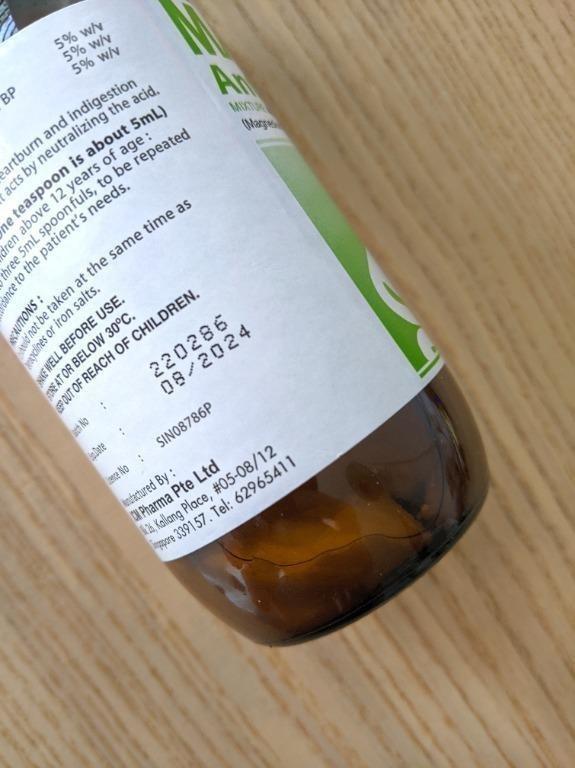 (BIG BOTTLE - 200ml) ICM PHARMA Magtasil Antacid Mixture, Health ...