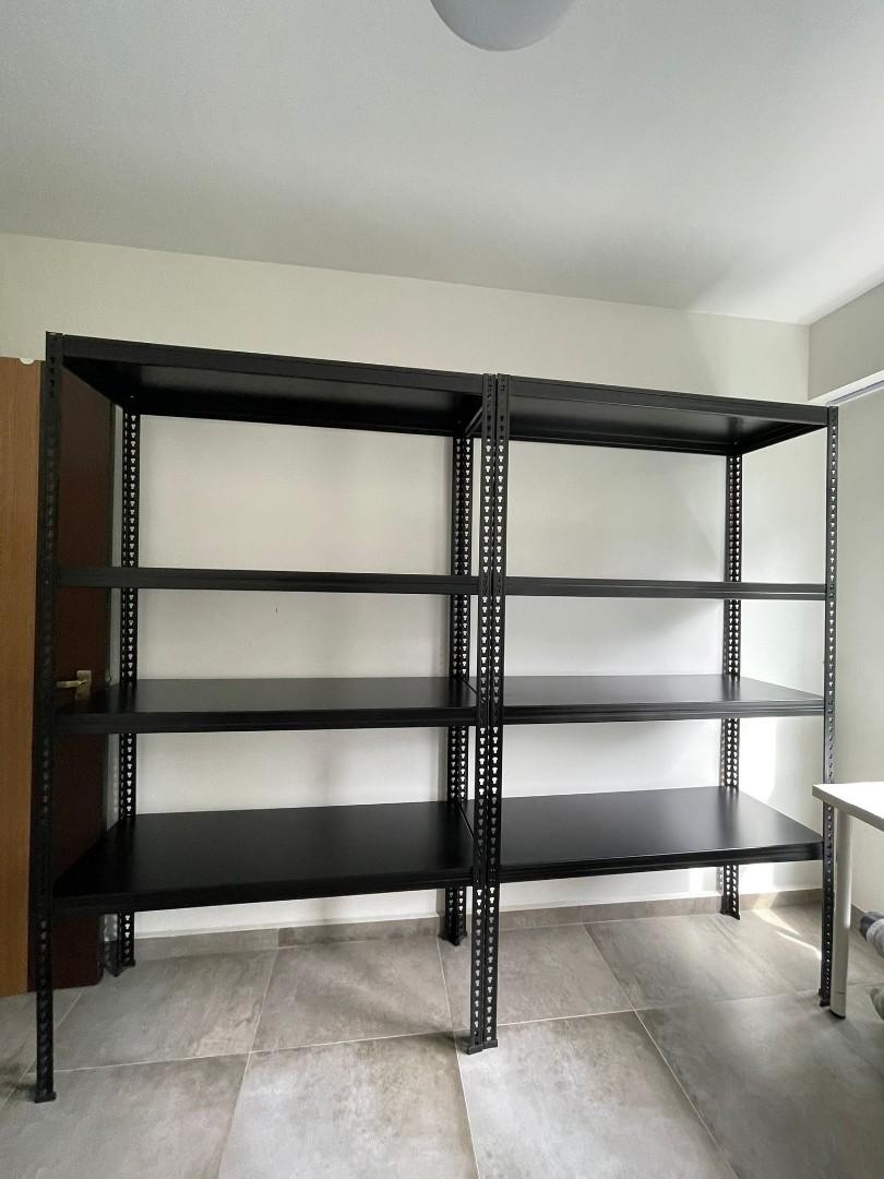 Black heavy duty shelf, Furniture & Home Living, Furniture, Shelves ...