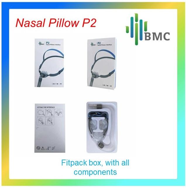 BMC P2 Nasal Pillow Mask - Same as ResMed P10 design, Health ...