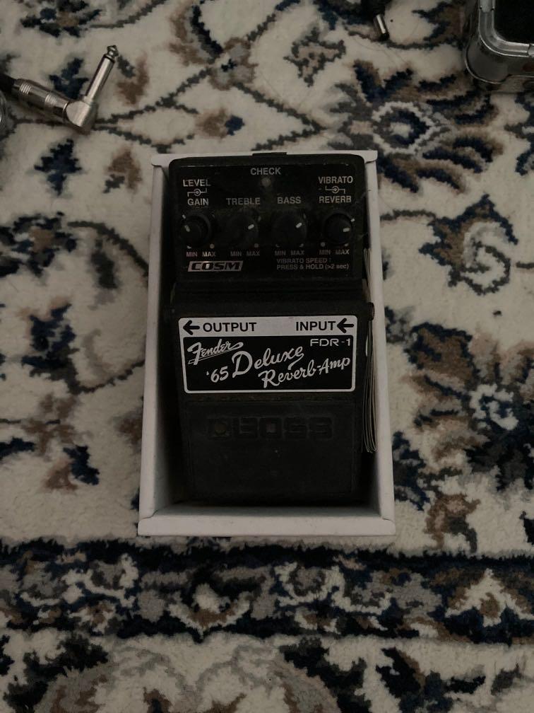 BOSS Fender Deluxe Reverb Amp Pedal FDR-1, Hobbies & Toys, Music ...