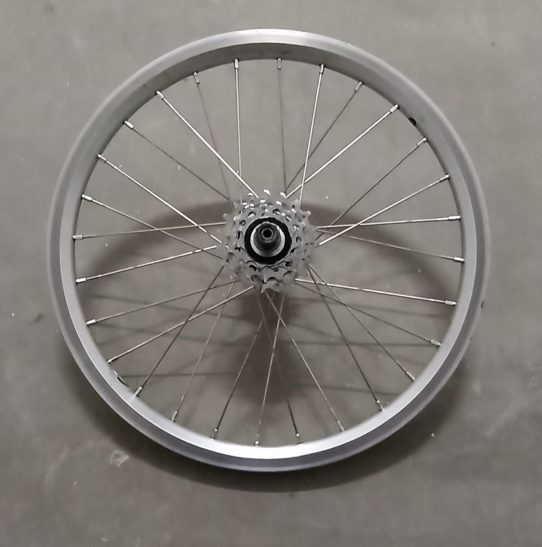 Brompton 2 speed wheel set modified external 3, Sports Equipment ...