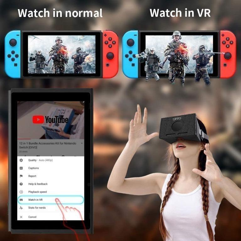 [C2314] VR Headset for Nintendo Switch, OIVO 3D Labo Virtual Reality ...