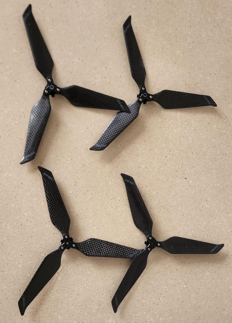 Carbon fiber 3 blades Mavic Pro, 2 and 3 propeller (1 set), Photography ...