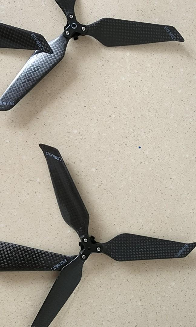 Carbon fiber 3 blades Mavic Pro, 2 and 3 propeller (1 set), Photography ...
