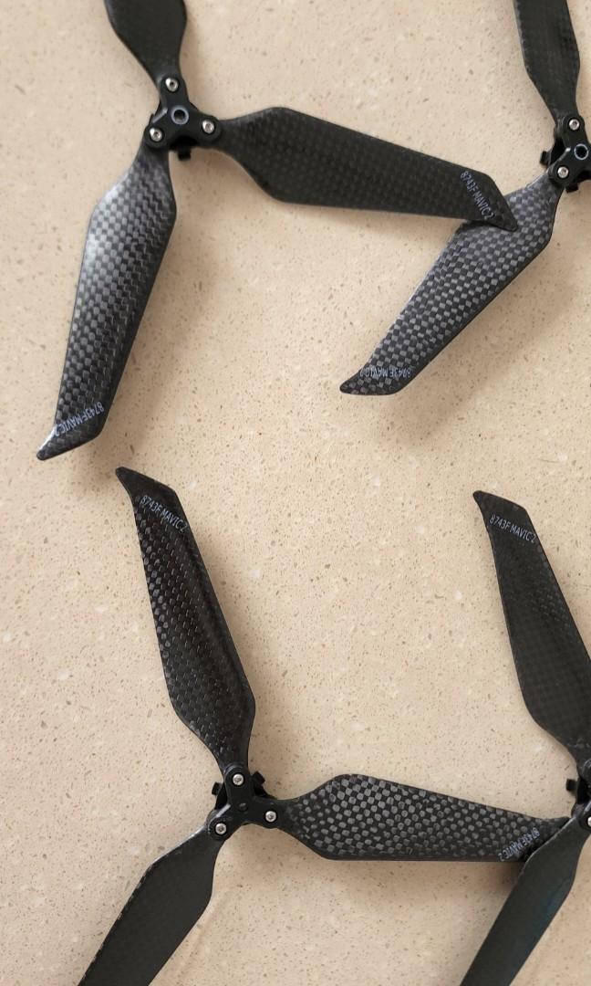 Carbon fiber 3 blades Mavic Pro, 2 and 3 propeller (1 set), Photography ...