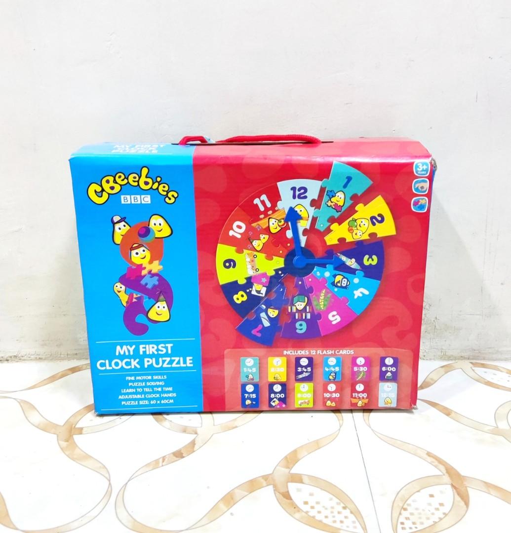 CBeebies Giant Clock Floor Puzzle, Hobbies & Toys, Toys & Games on ...