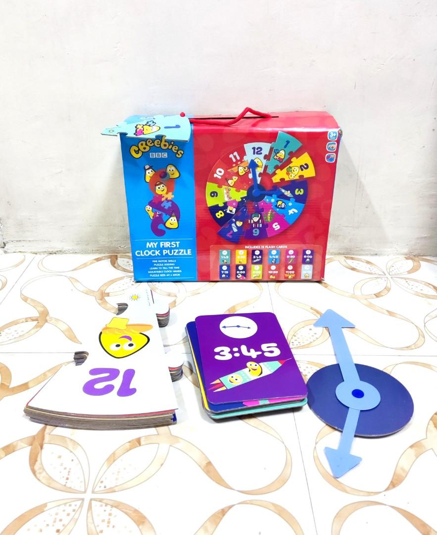 CBeebies Giant Clock Floor Puzzle, Hobbies & Toys, Toys & Games on ...