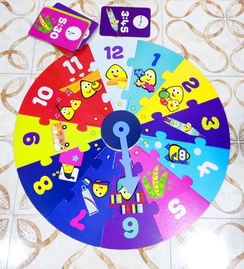 CBeebies Giant Clock Floor Puzzle, Hobbies & Toys, Toys & Games on ...